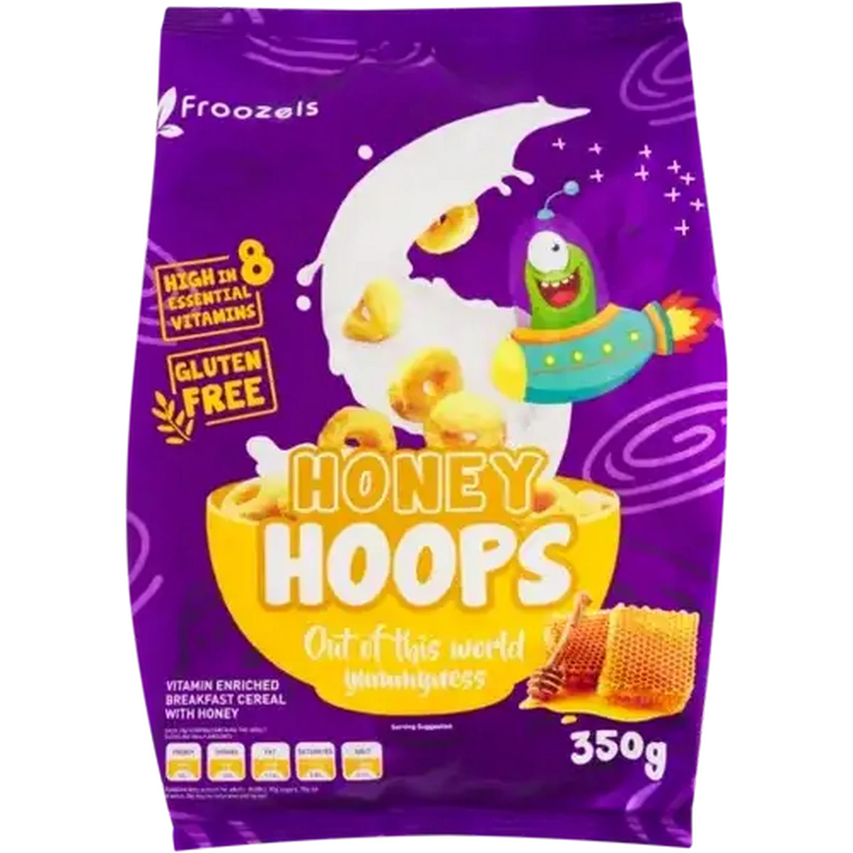 Checkers Sixty60 | Froozels Honey Hoops Breakfast Cereal 350g