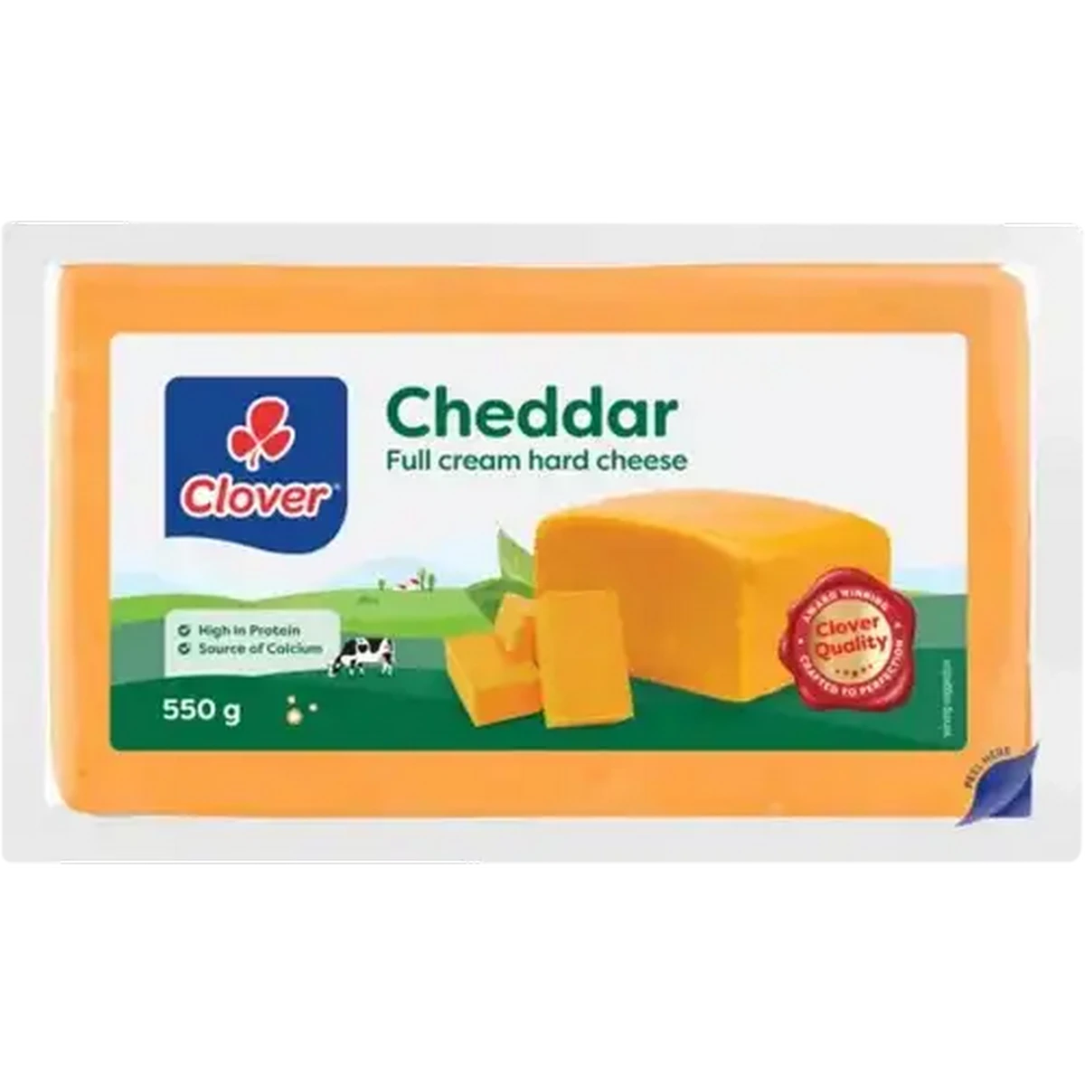 Checkers Sixty60 | Clover Full Cream Hard Cheddar Cheese 550g