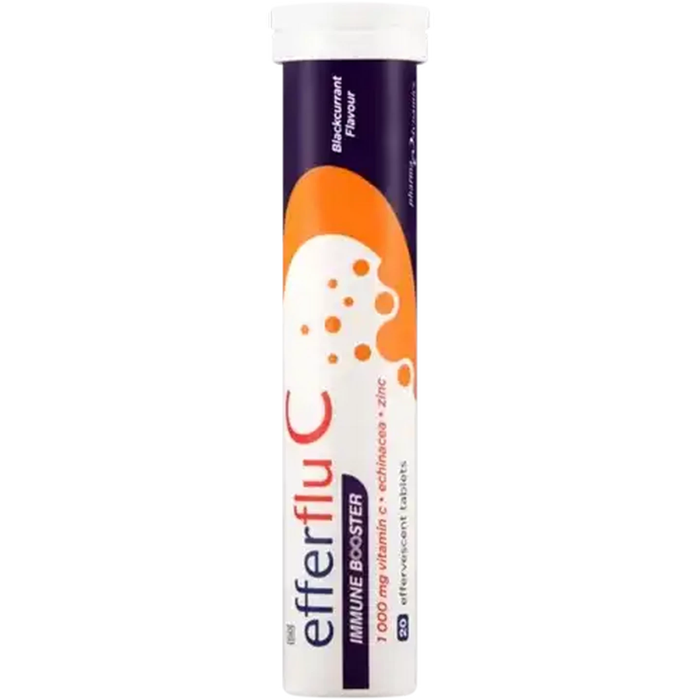 Checkers Sixty60 | Efferflu C Blackcurrant Flavour Immune Booster Effervescent Tablets 20 Pack
