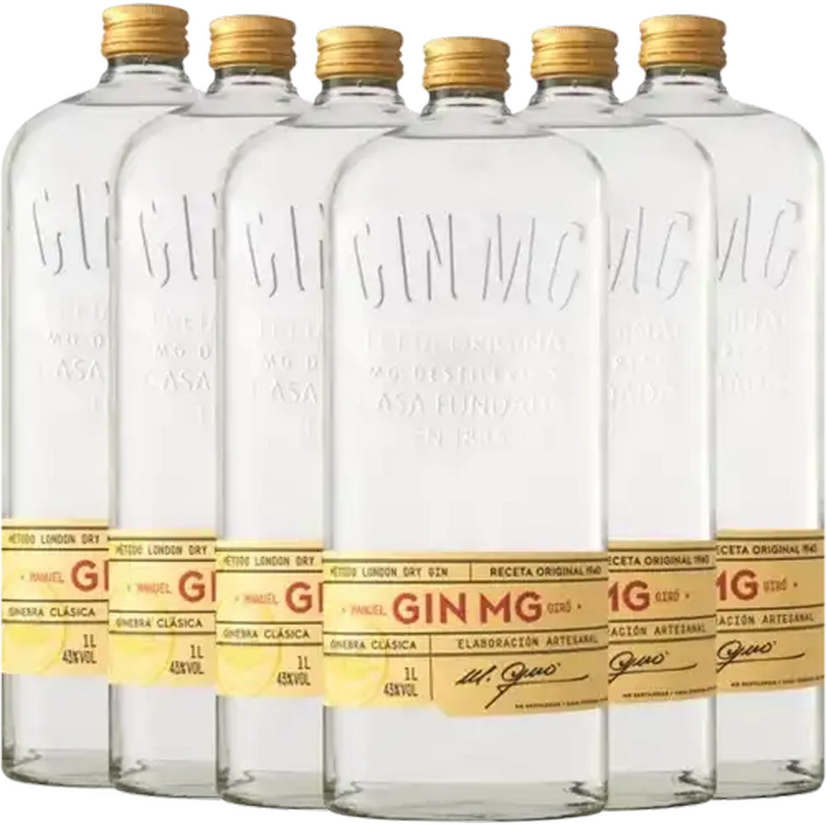 Checkers Sixty60 | GIN MG Método London Dry Gin Bottles 6 x 1L