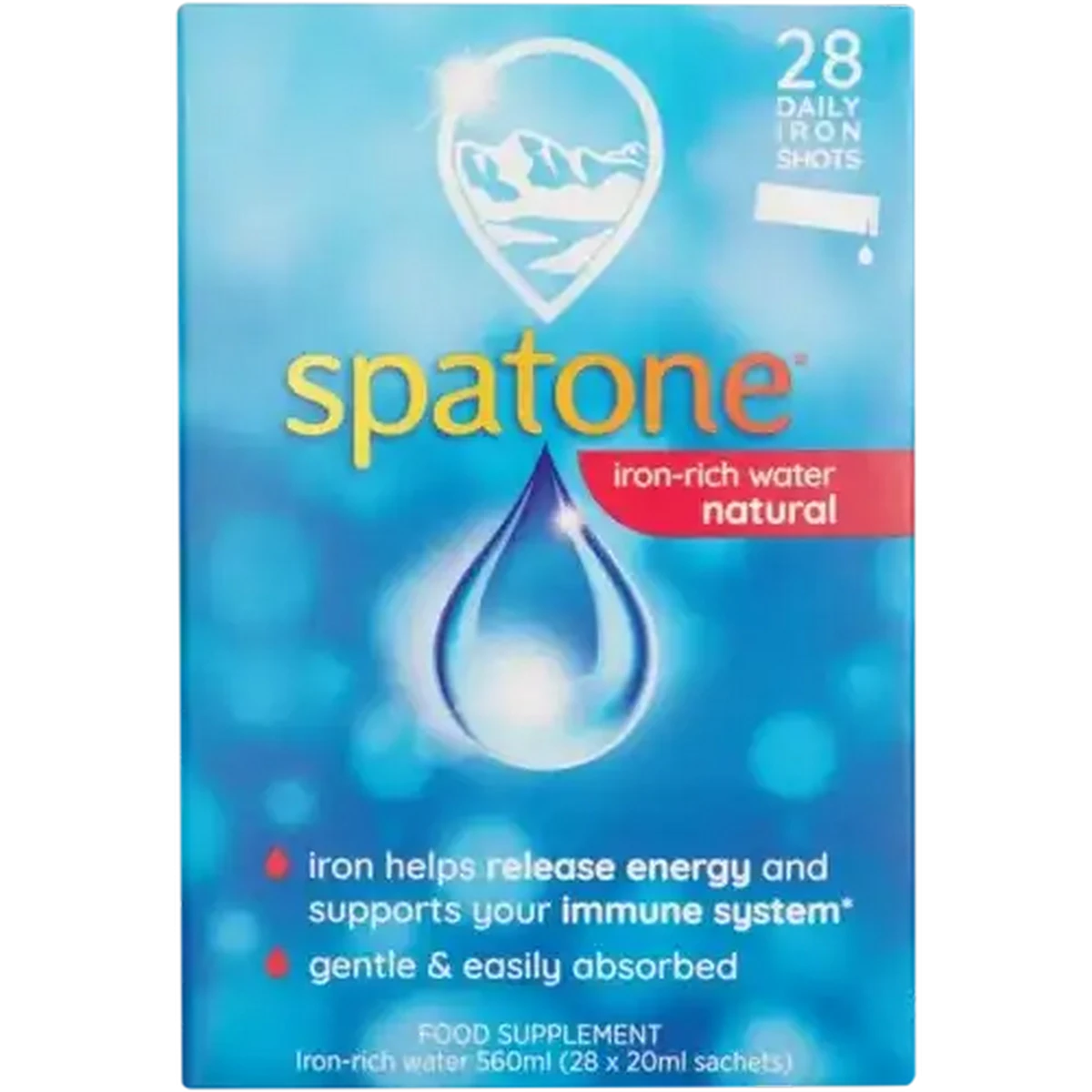 Checkers Sixty60 | Spatone Natural Iron Rich Water 28 x 20ml