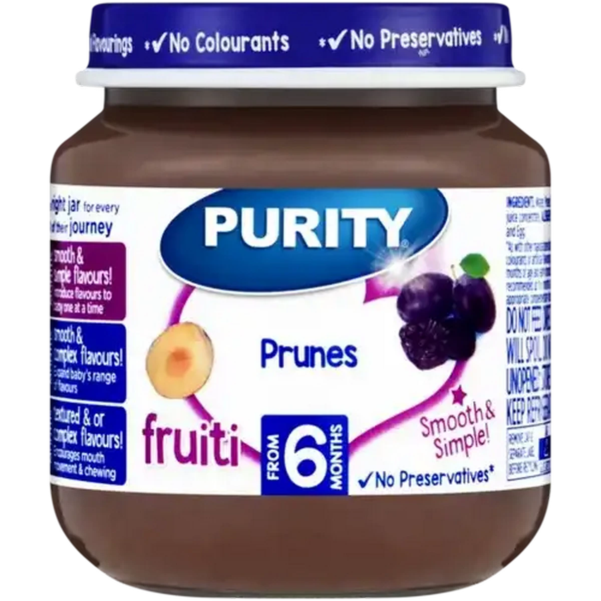Checkers Sixty60 | PURITY From 6 Months Prunes Fruiti 125ml