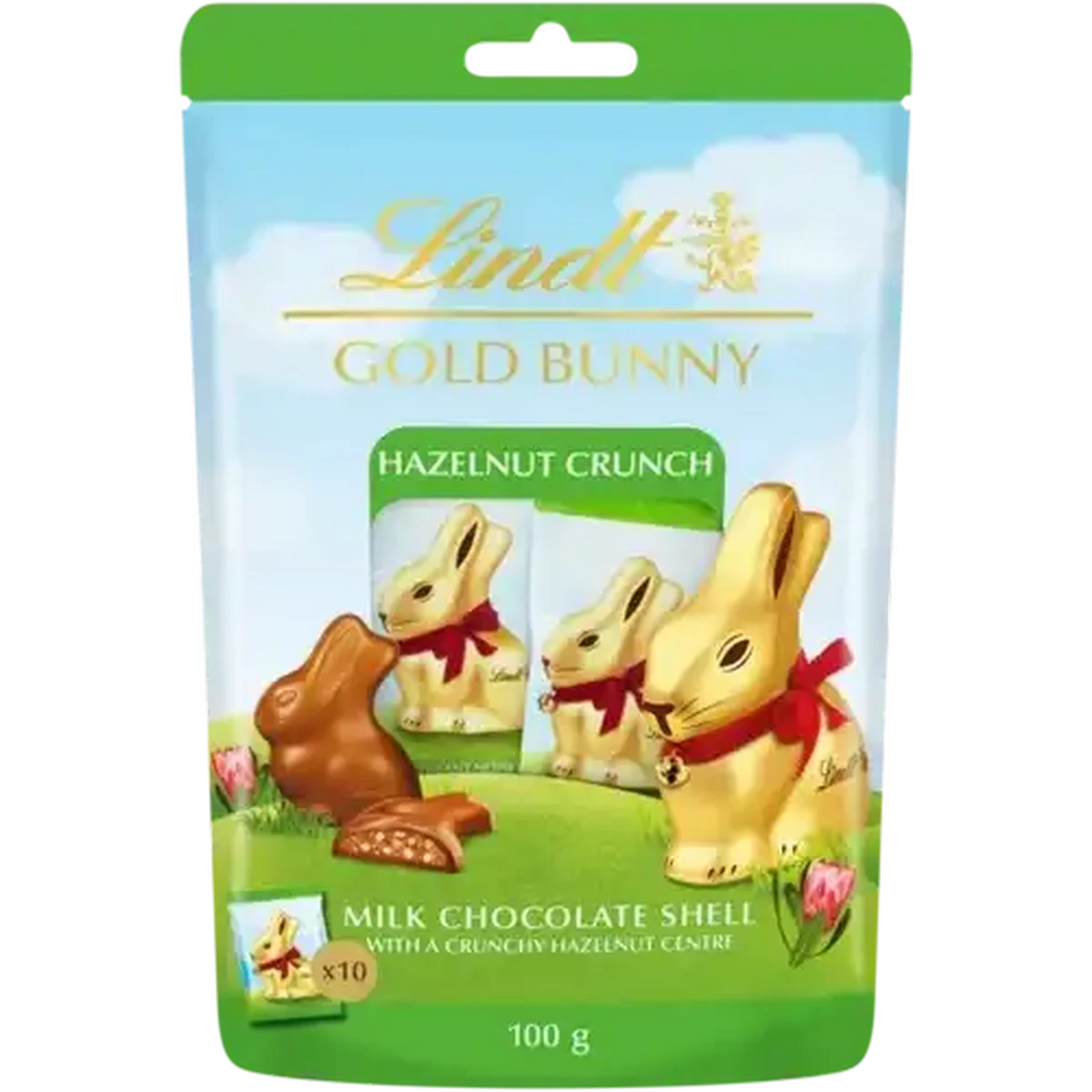 Checkers Sixty60 | Lindt Gold Bunny Hazelnut Crunch Chocolate Shell 100g