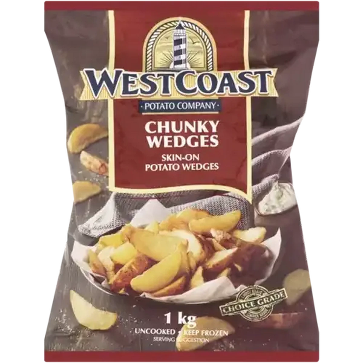 Checkers Sixty60 | West Coast Frozen Chunky Potato Wedges 1kg