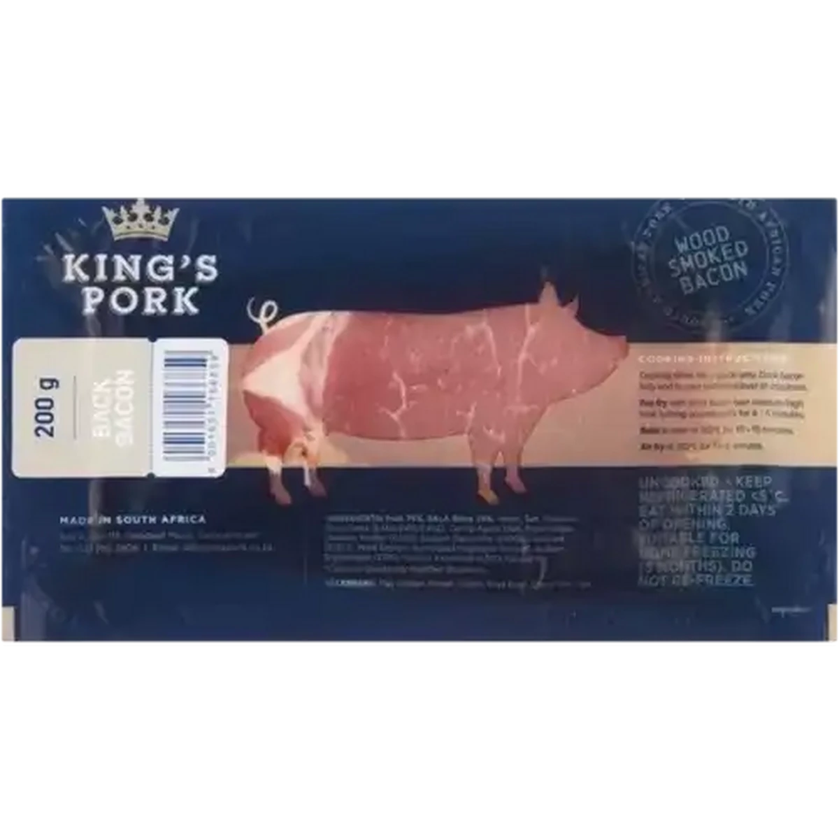 Checkers Sixty60 | King's Pork Back Bacon 200g