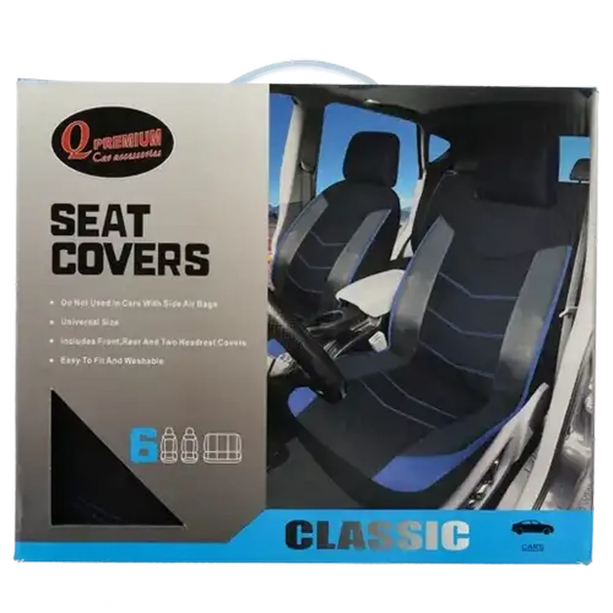 Checkers Sixty60 | Q Premium Classic Car Seat Covers 6 Piece