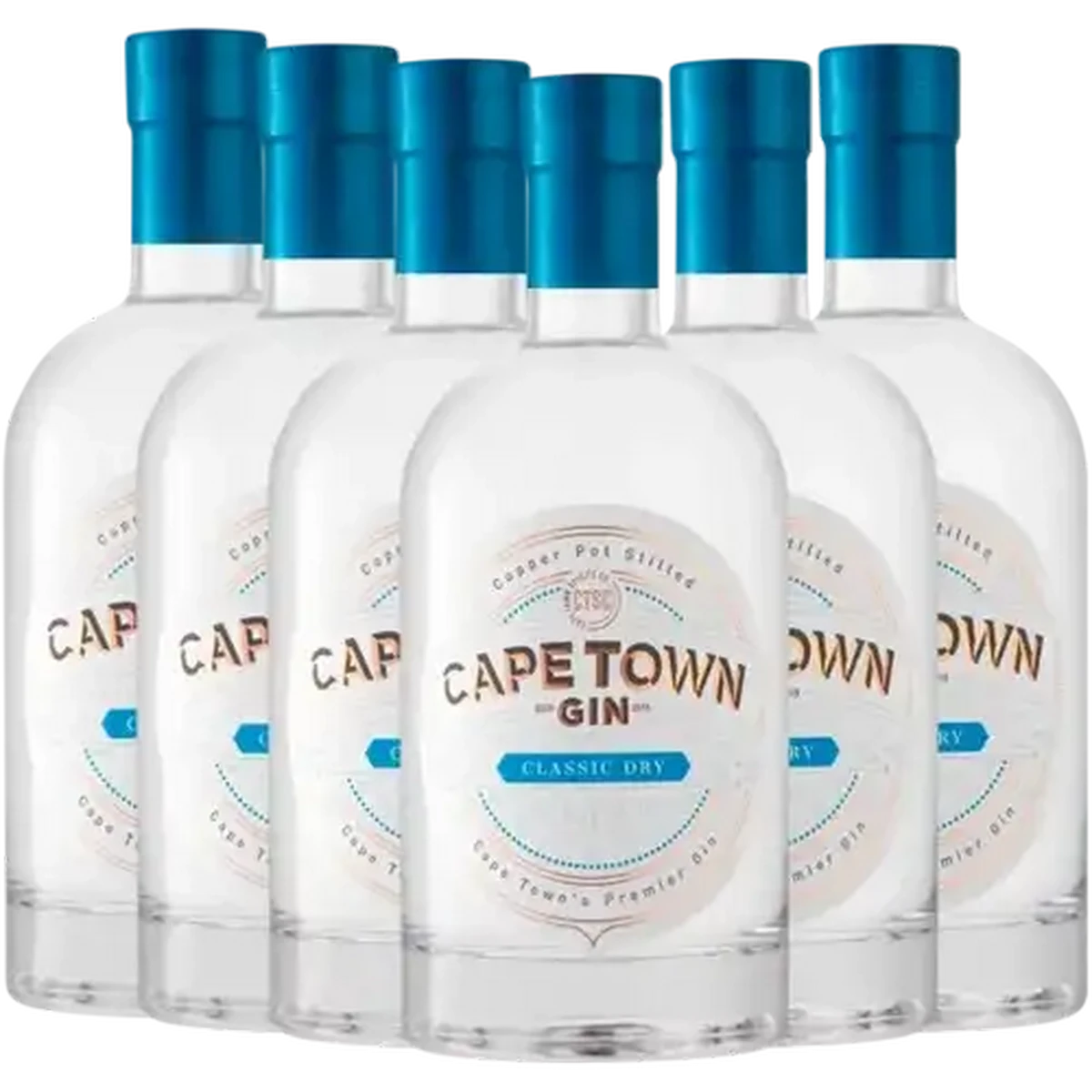 Checkers Sixty60 | Cape Town Gin Classic Dry Gin Bottles 6 x 750ml
