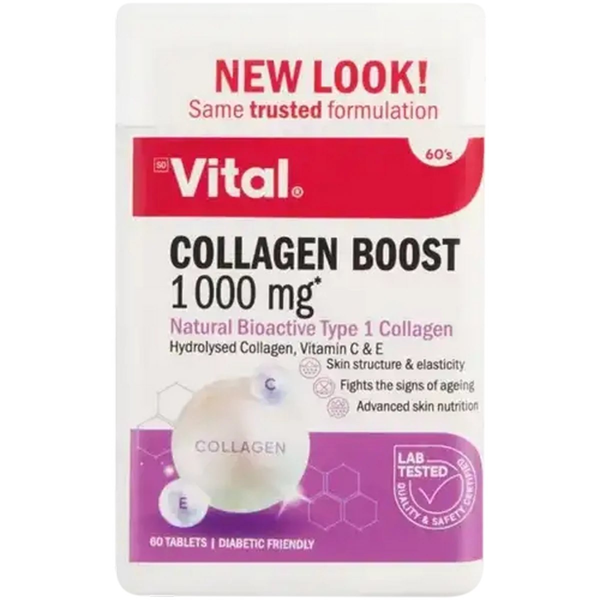 Checkers Sixty60 | Vital 1000mg Collagen Boost Tablets 60 Pack