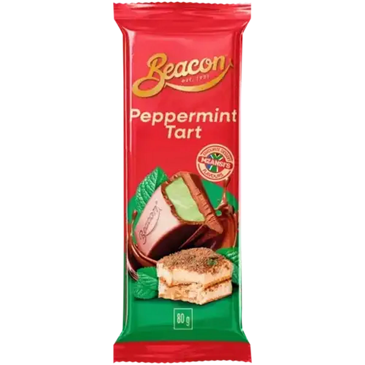 Checkers Sixty60 | Beacon Peppermint Tart Chocolate Slab 80g