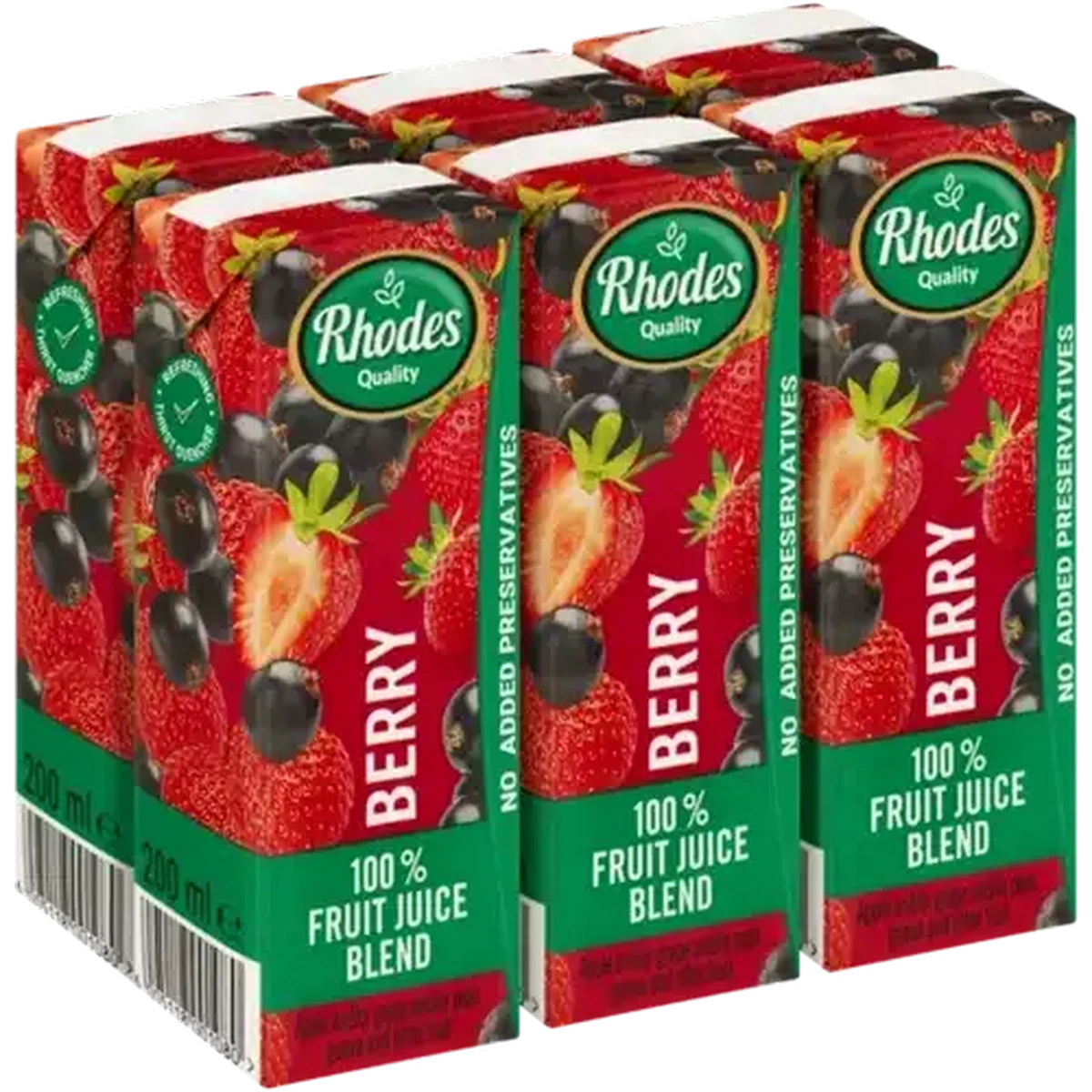Checkers Sixty60 | Rhodes Quality Berry 100% Fruit Juice Blend 6 x 200ml