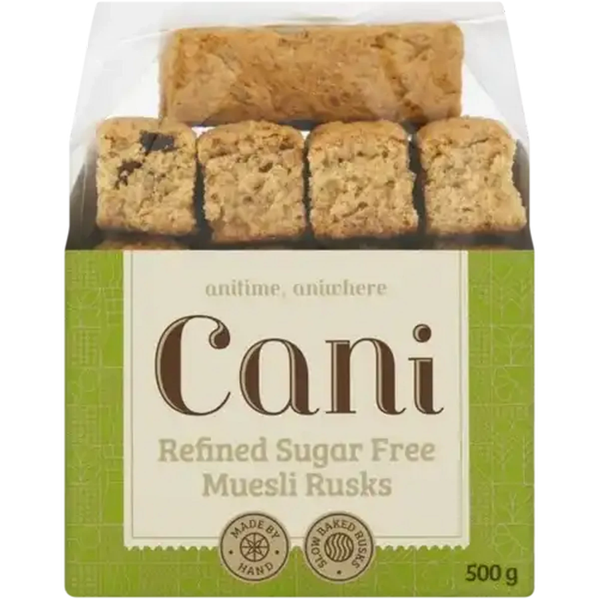 Checkers Sixty60 | Cani Refined Sugar Free Muesli Rusks 500g