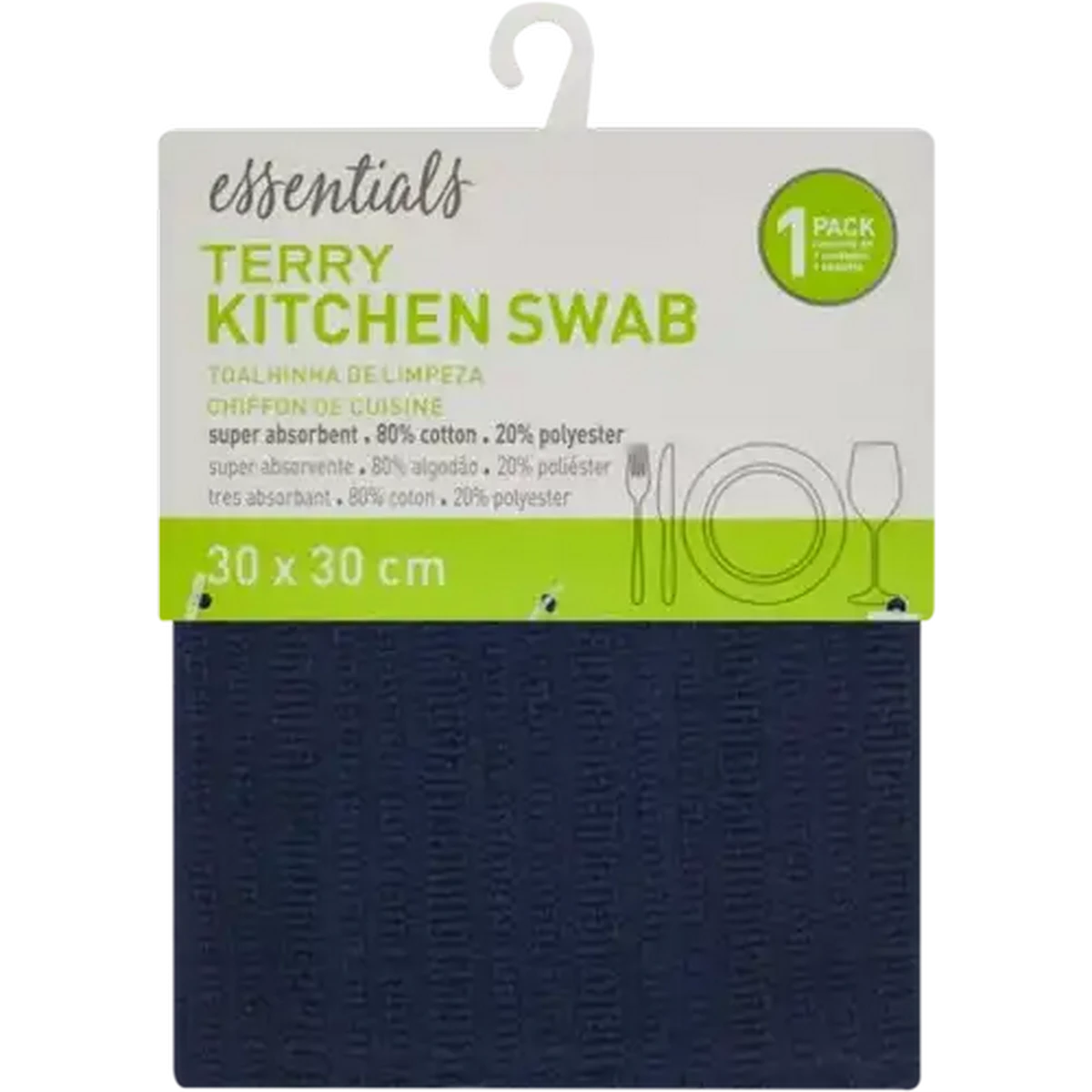 Checkers Sixty60 | Essentials Terry Kitchen Swab 300mm x 300mm (Colour ...
