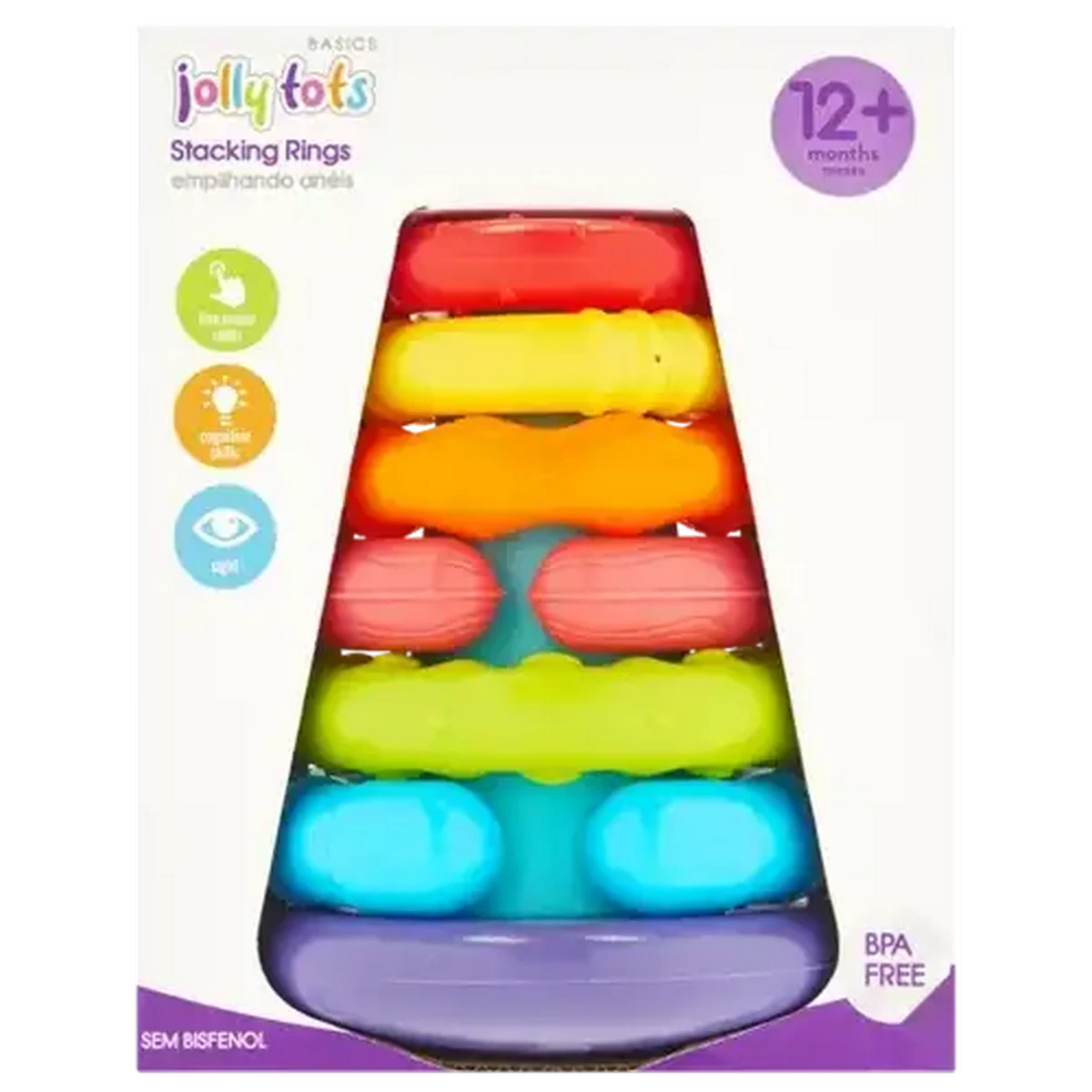 Checkers Sixty60 | Jolly Tots Pastels Stacking Rings 12 Months