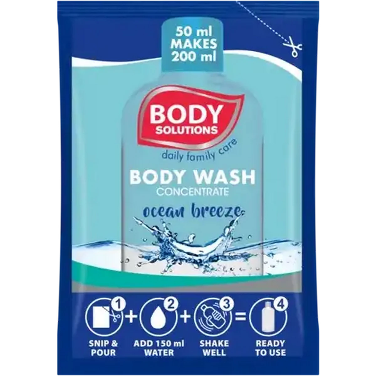 Checkers Sixty60 | Body Solutions Ocean Breeze Body Wash Concentrate 50ml