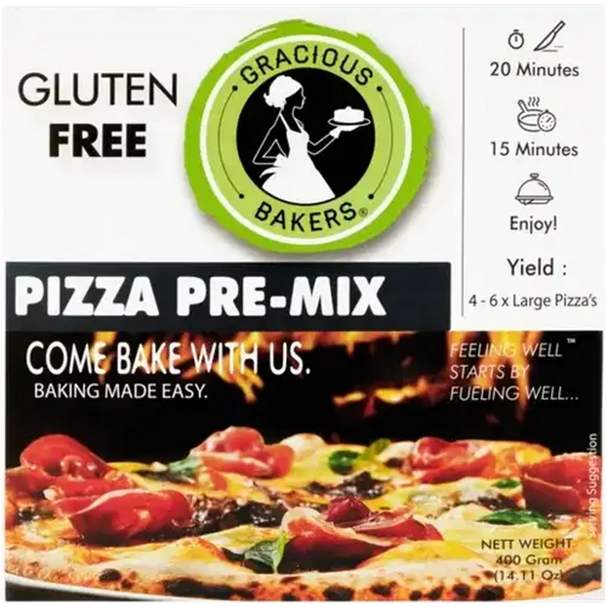 Checkers Sixty60 | Gracious Bakers Gluten Free Pizza Pre-Mix 400g