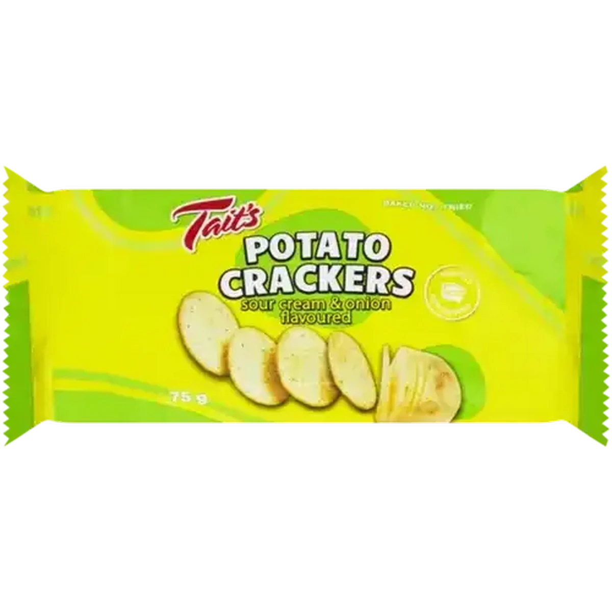 Checkers Sixty60 | Tait's Sour Cream & Onion Flavoured Potato Crackers 75g