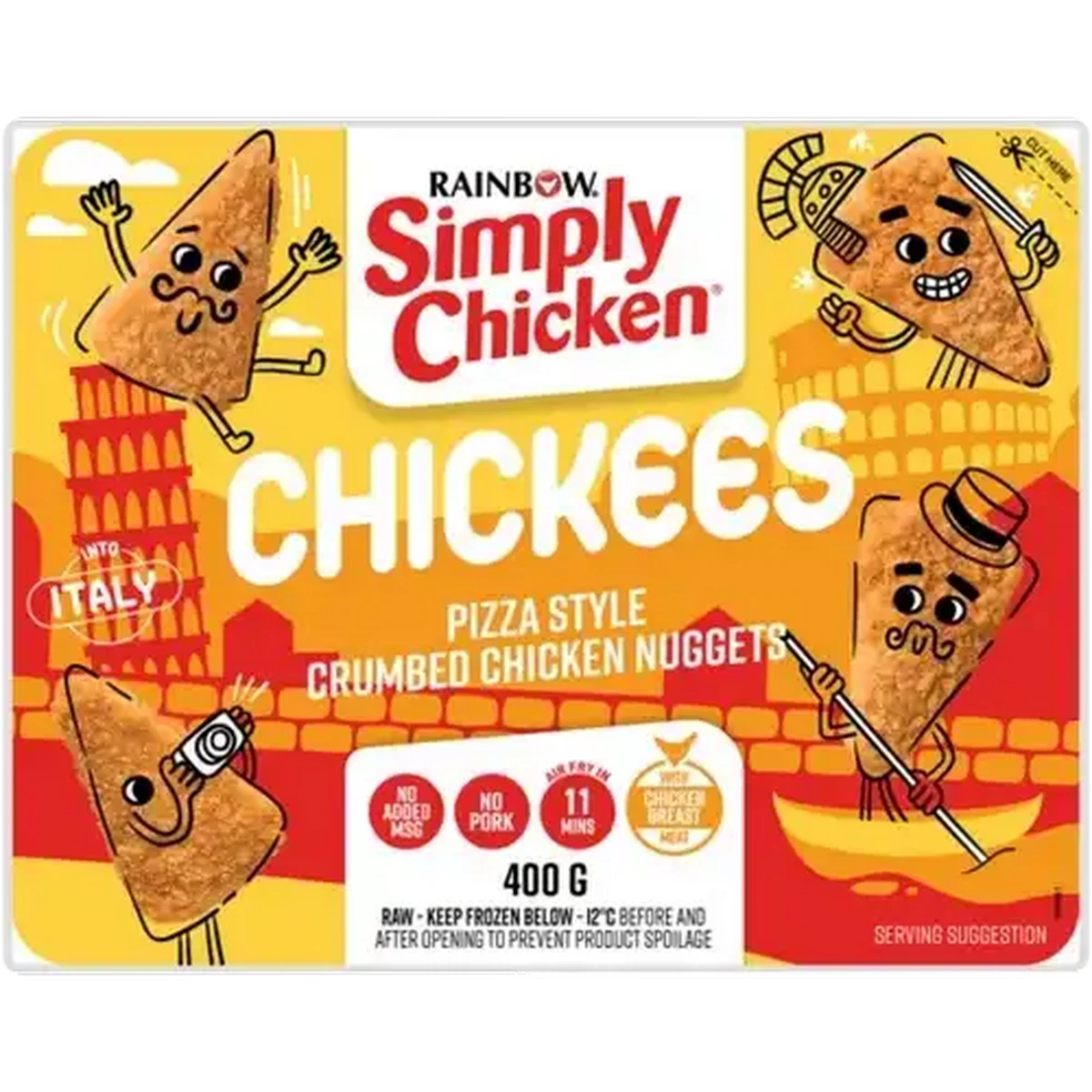 Checkers Sixty60 | RAINBOW Simply Chicken Frozen Chickees Pizza Style ...