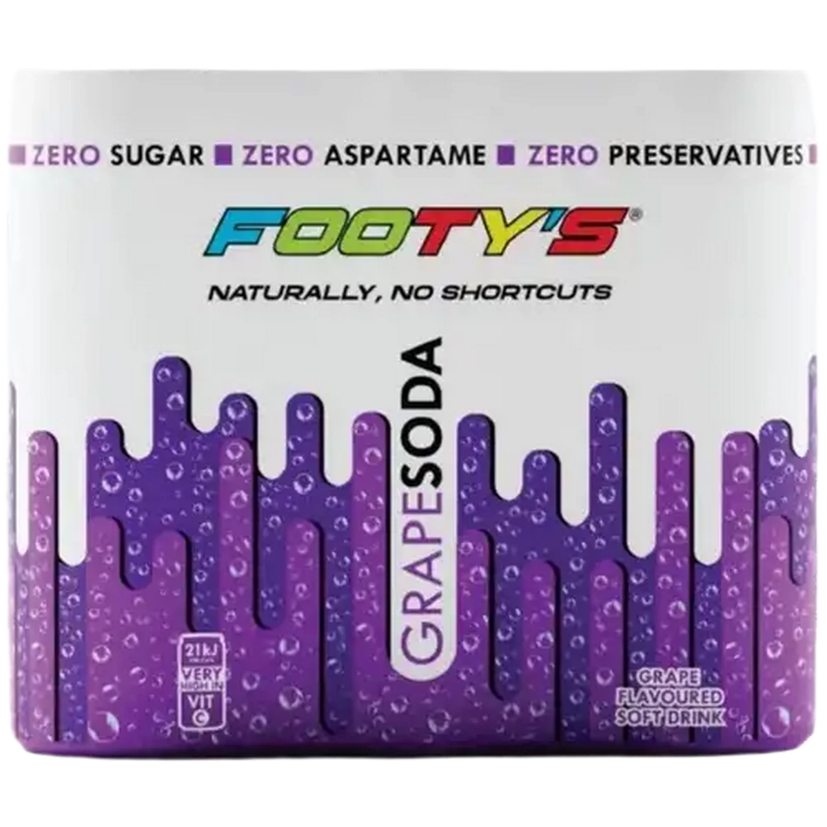 Checkers Sixty60 | Footy's Sugar Free Grape Soda 6 x 300ml