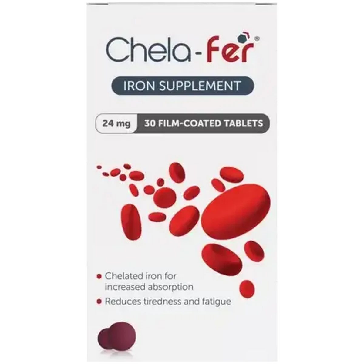 Checkers Sixty60 | Chela-Fer Iron Supplement Tablets 30 Pack