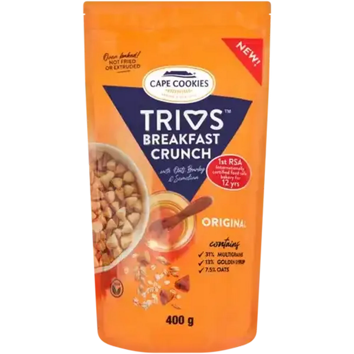 Checkers Sixty60 | Cape Cookies Trios Original Breakfast Crunch 400g