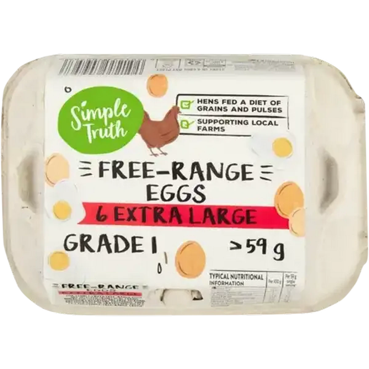 Checkers Sixty60 | Simple Truth Free-Range Extra Large Eggs 6 Pack