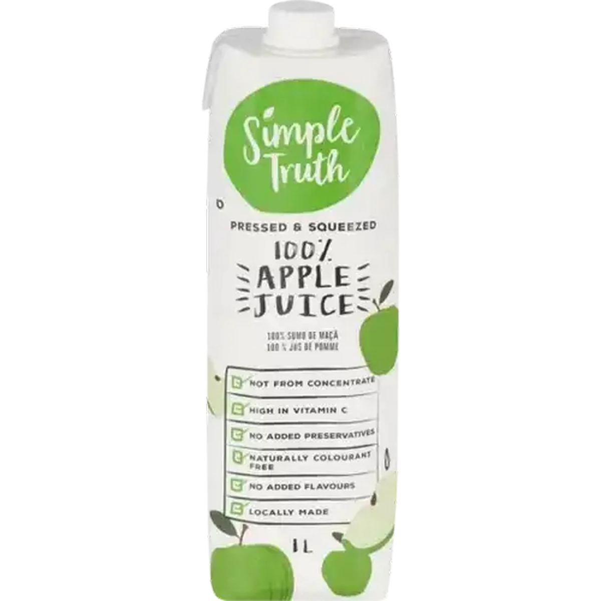 Checkers Sixty60 | Simple Truth 100% Apple Juice 1L