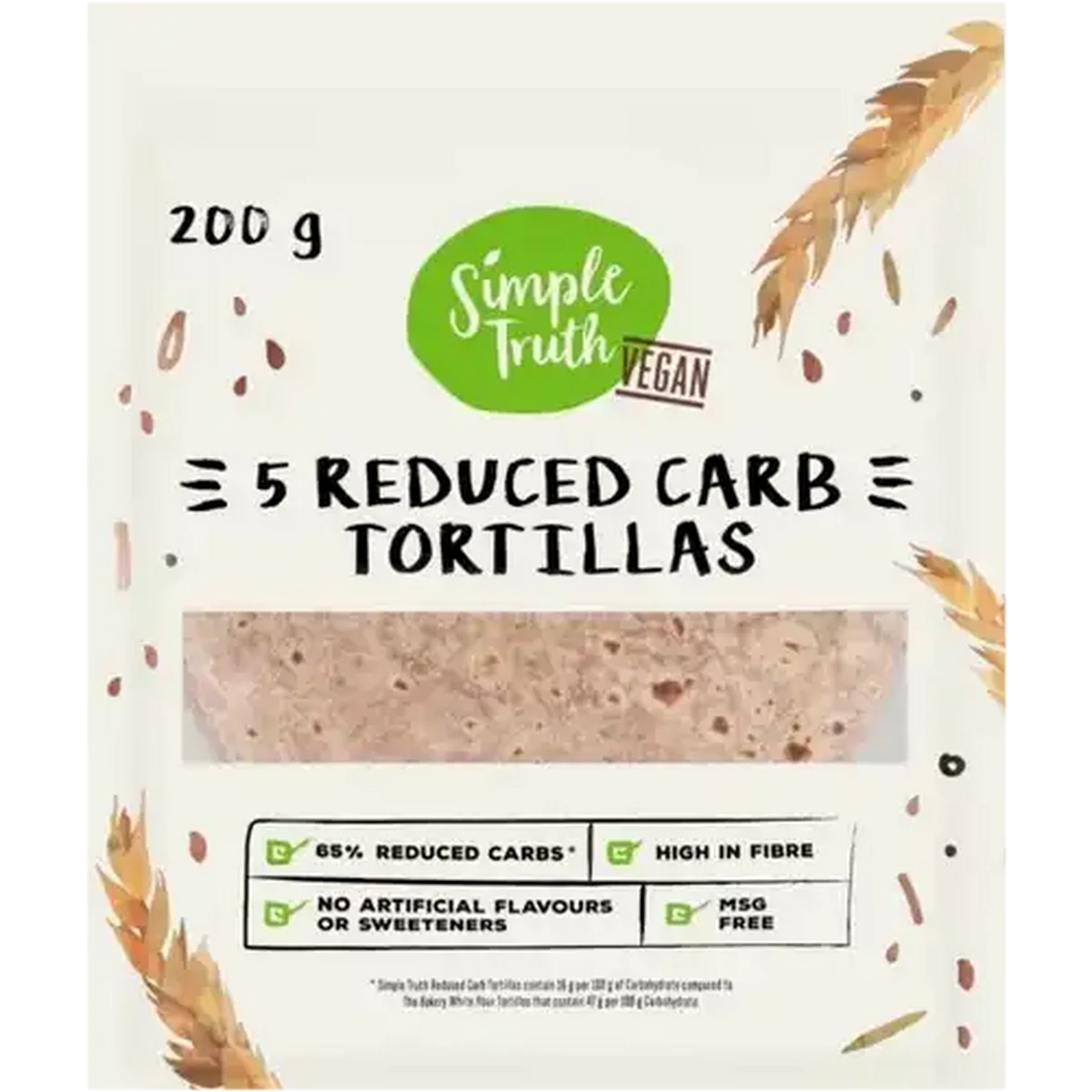 Checkers Sixty60 | Simple Truth Vegan Reduced Carb Tortillas 5 Pack