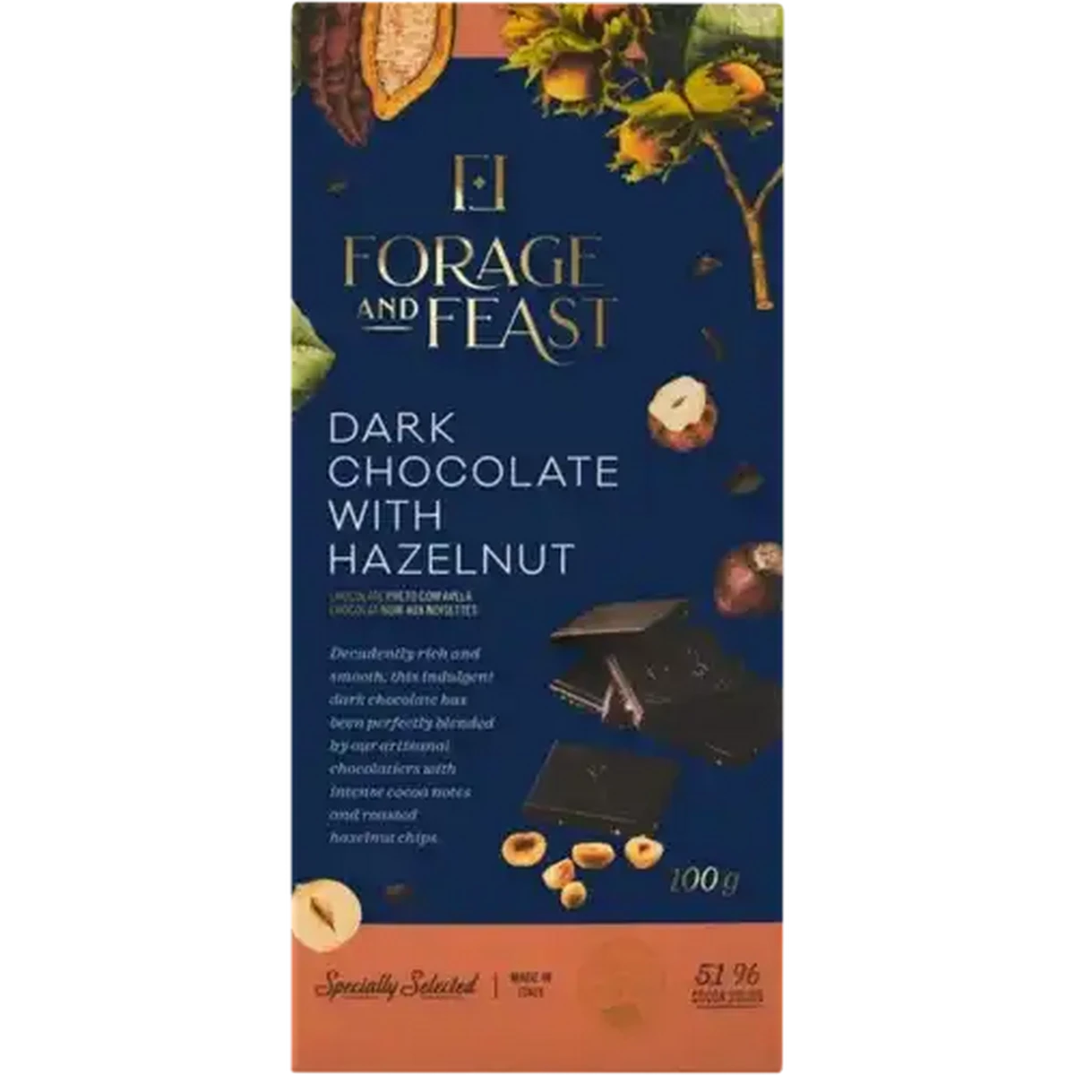 Checkers Sixty60 | Forage And Feast 51% Dark Chocolate With Hazelnut ...