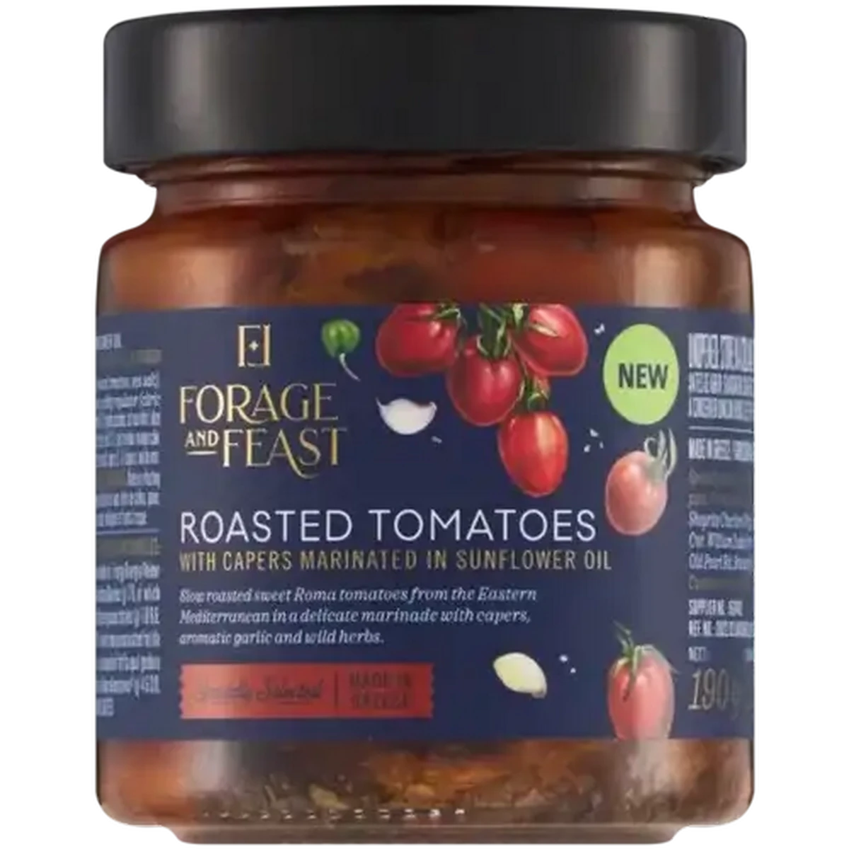 Checkers Sixty60 | Forage And Feast Roasted Tomatoes with Capers 190g