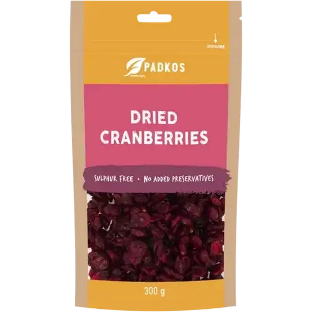 Checkers Sixty60 | Padkos Dried Cranberries 300g