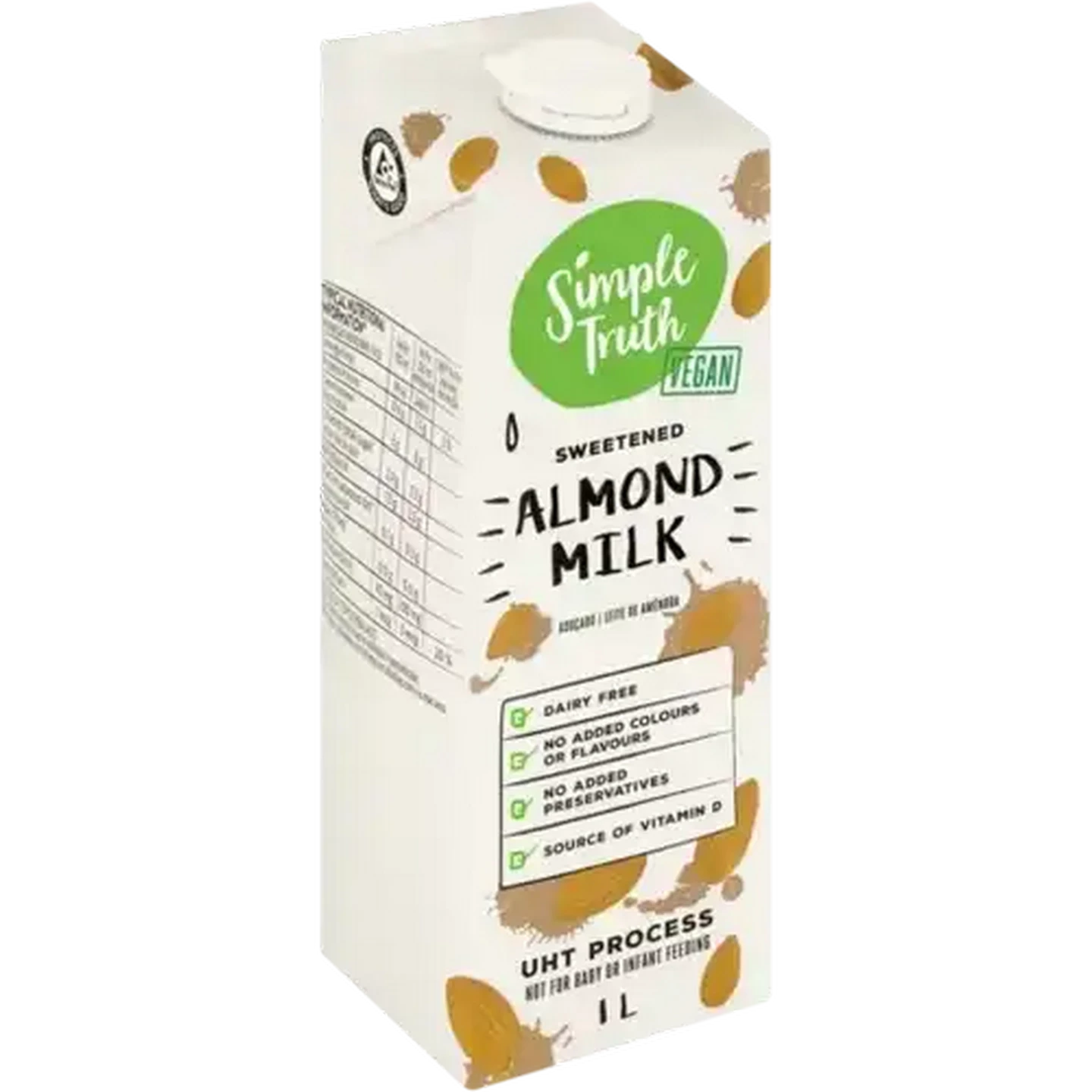 Checkers Sixty60 | Simple Truth Sweetened Almond Milk 1L
