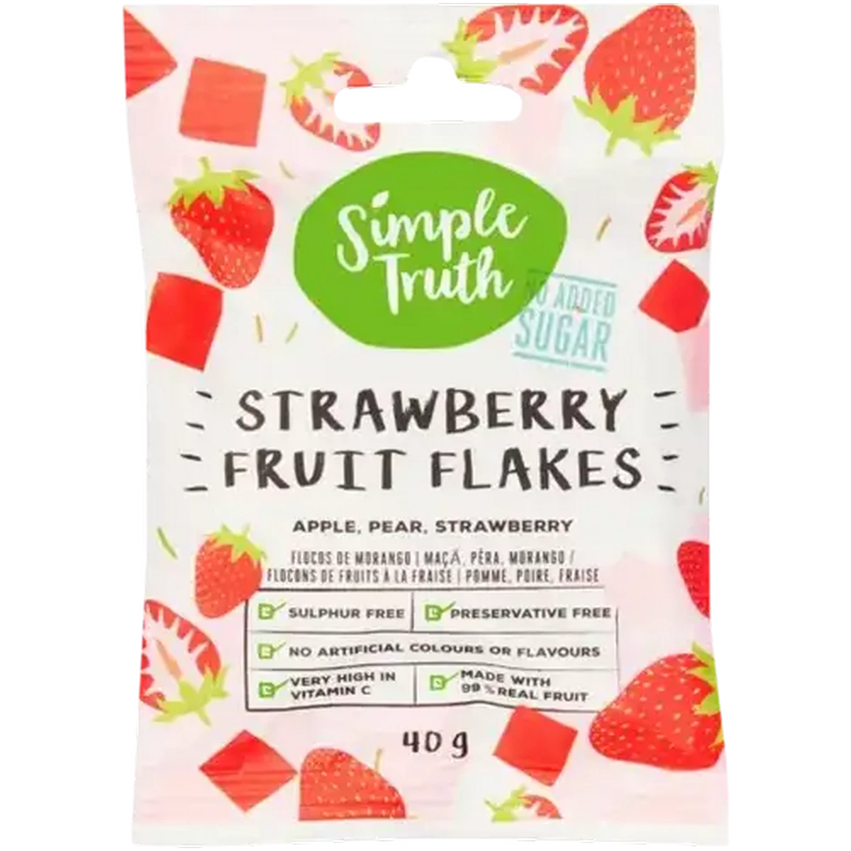Checkers Sixty60 | Simple Truth Strawberry Fruit Flakes 40g