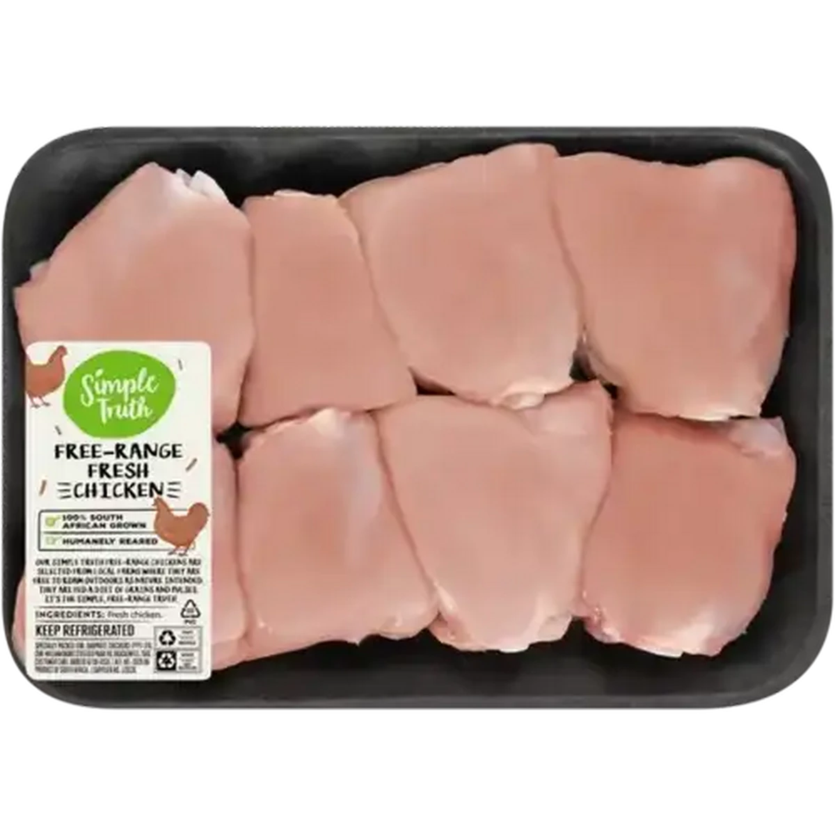 Checkers Sixty60 | Simple Truth Skinless Chicken Thighs 8 Pack Per kg