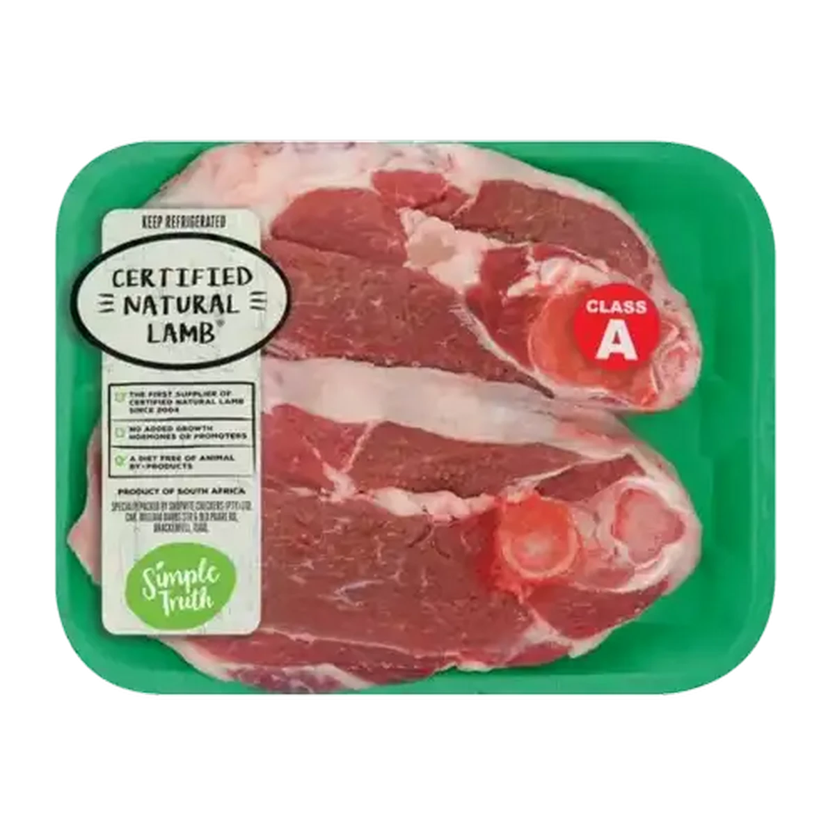 Checkers Sixty60 | Simple Truth Certified Natural Lamb Leg Chops Per kg