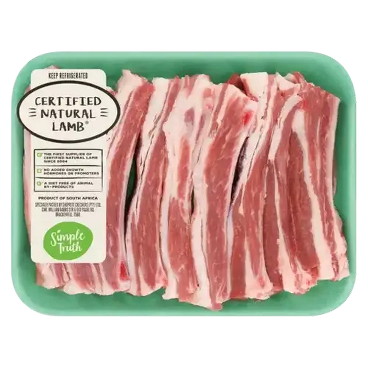 Checkers Sixty60 | Simple Truth Certified Natural Lamb Riblets Per kg