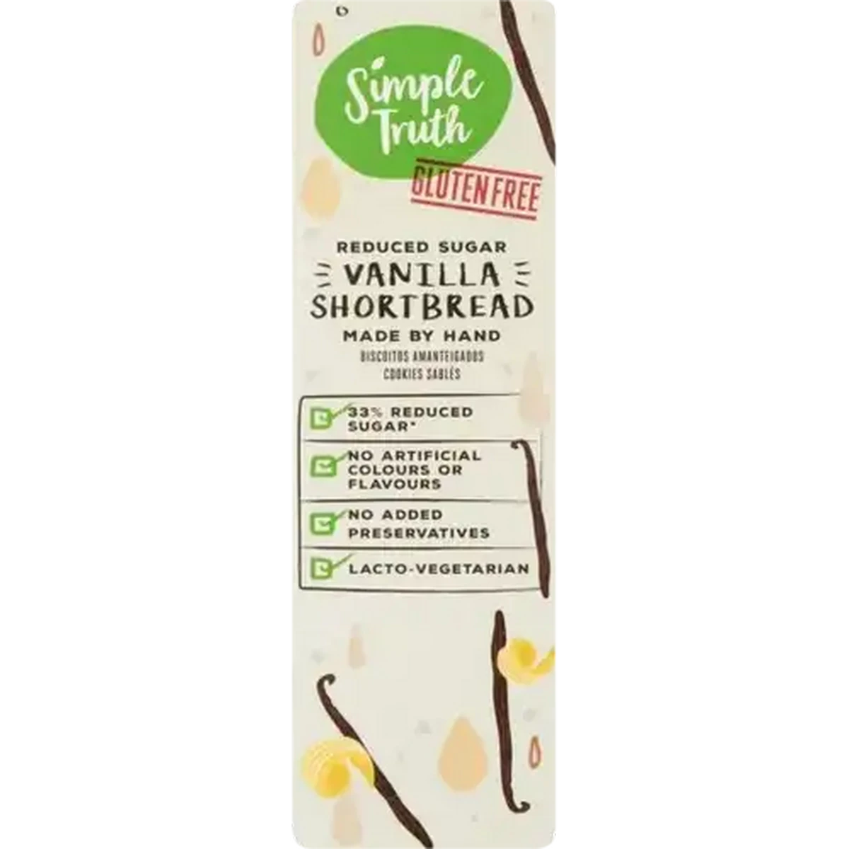 Checkers Sixty60 | Simple Truth Gluten Free Vanilla Shortbread 125g