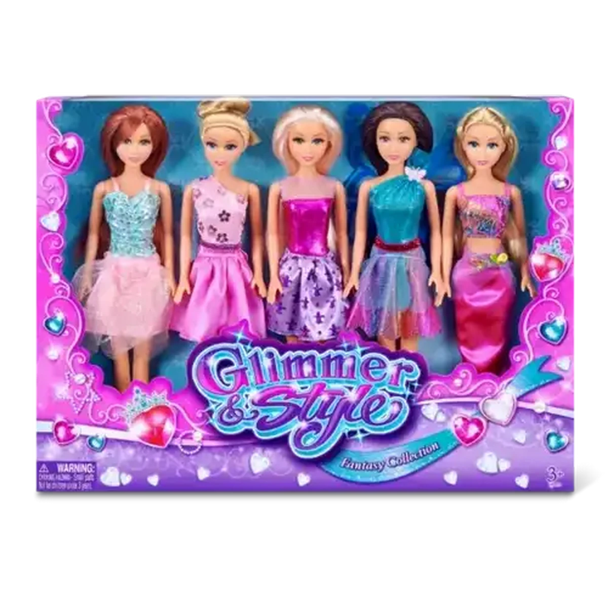 Checkers Sixty60 | Glimmer & Style 5 Piece Doll Set