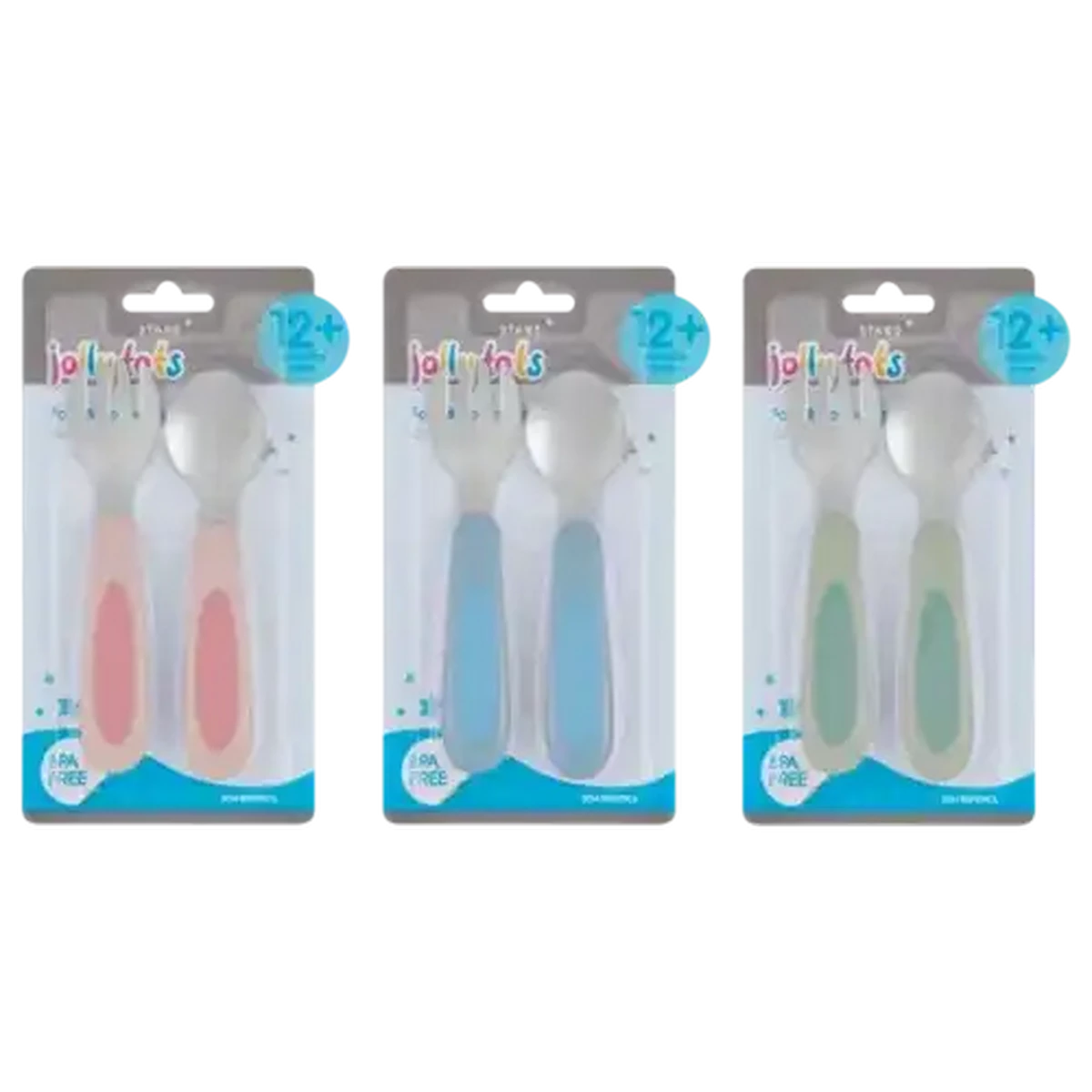 Checkers Sixty60 | Jolly Tots Fork & Spoon 2 Pack (Colour May Vary)