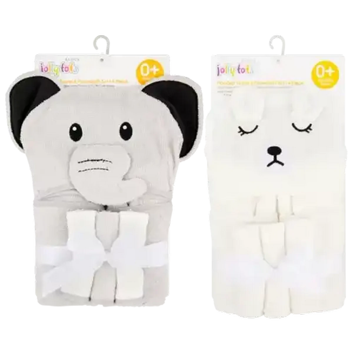 Checkers Sixty60 | Jolly Tots Character Hooded Towel & Facecloth Set 4 ...