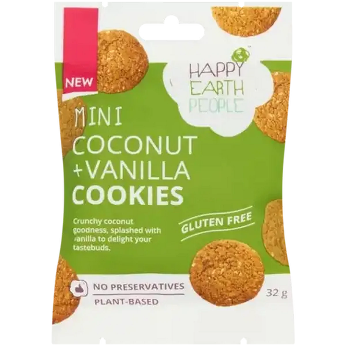 Checkers Sixty60 | Happy Earth People Mini Coconut & Vanilla Cookies 32g