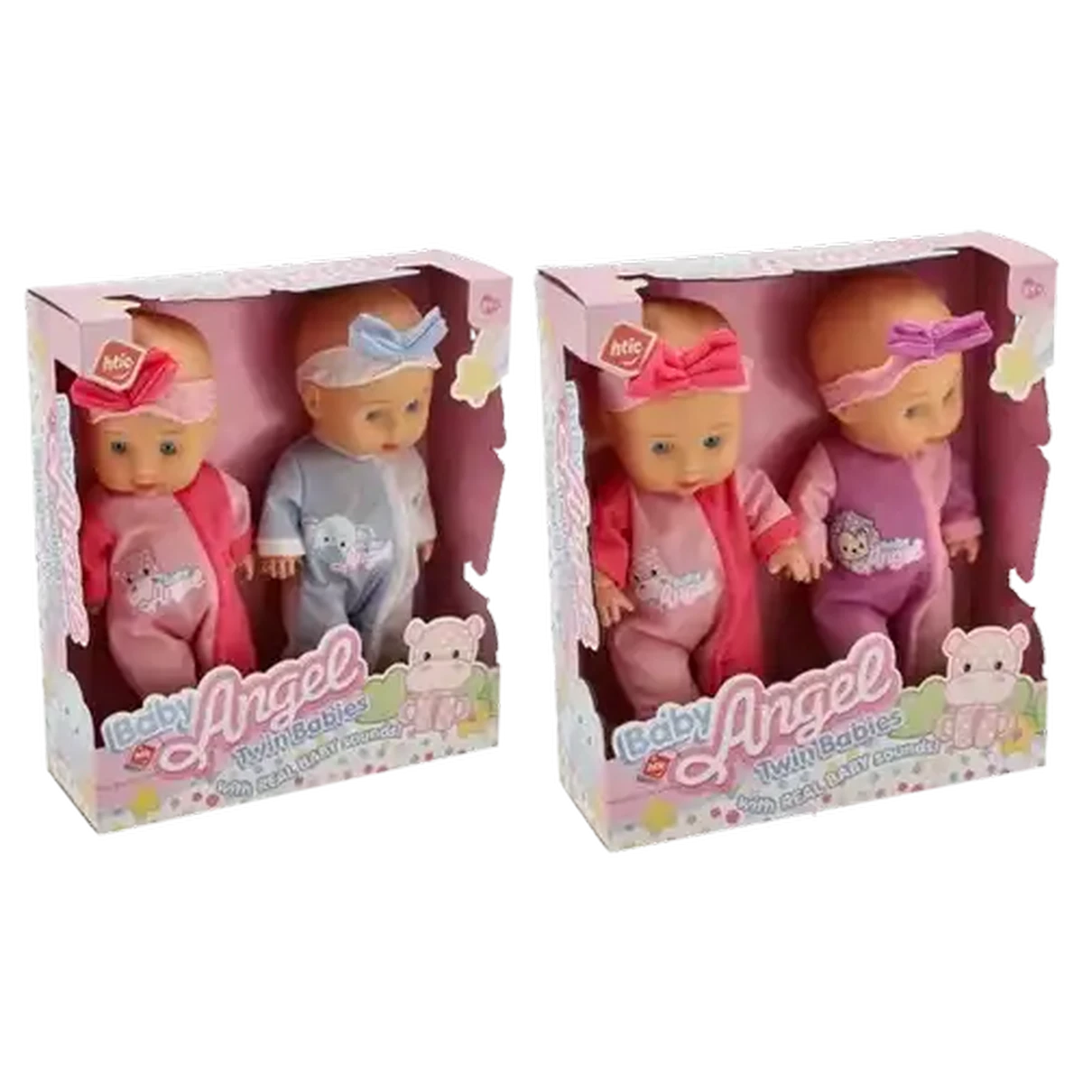 Checkers Sixty60 | Baby Angel Twin Babies Sound Doll 33cm (Design May Vary)
