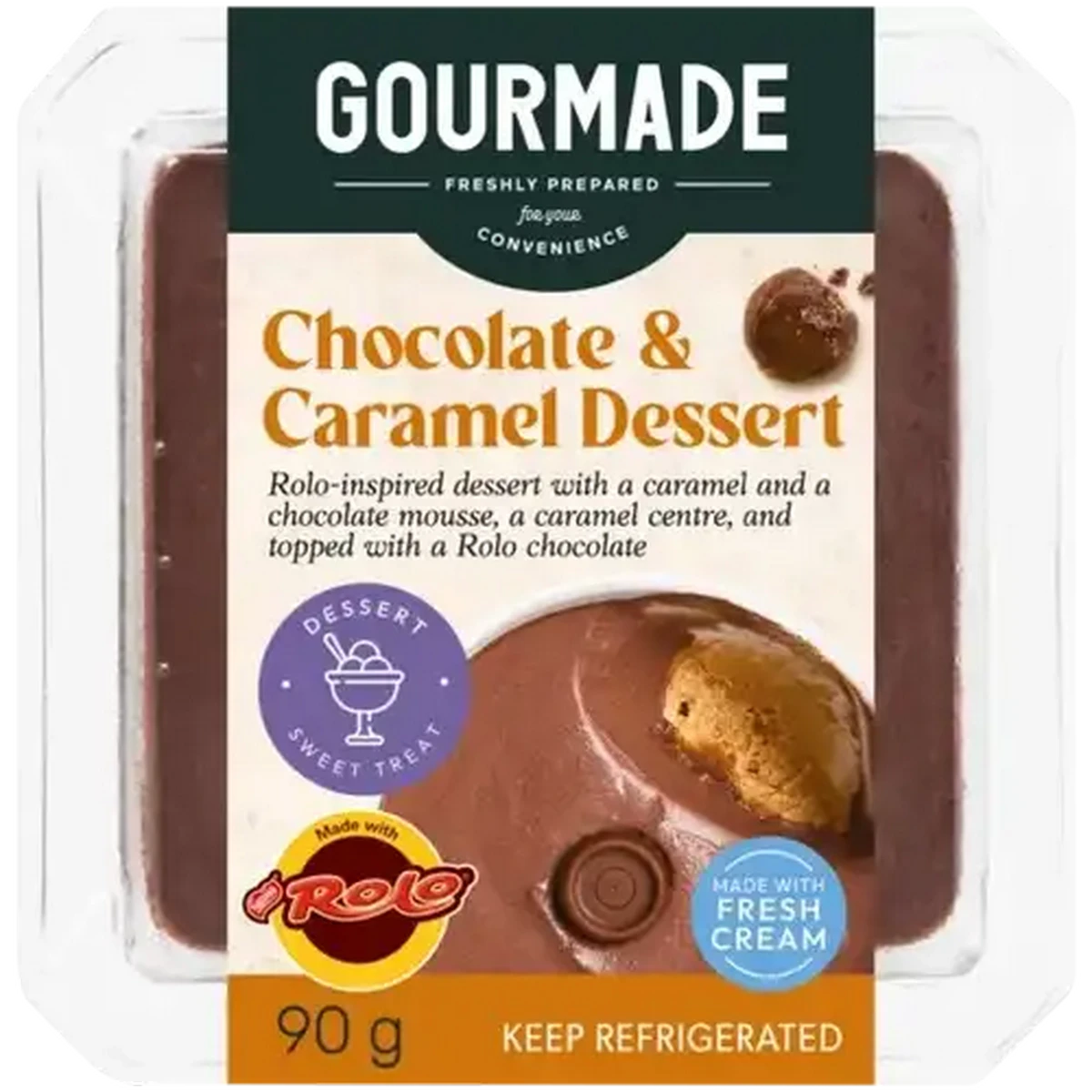 Checkers Sixty60 | Gourmade Rolo Chocolate & Caramel Dessert 90g
