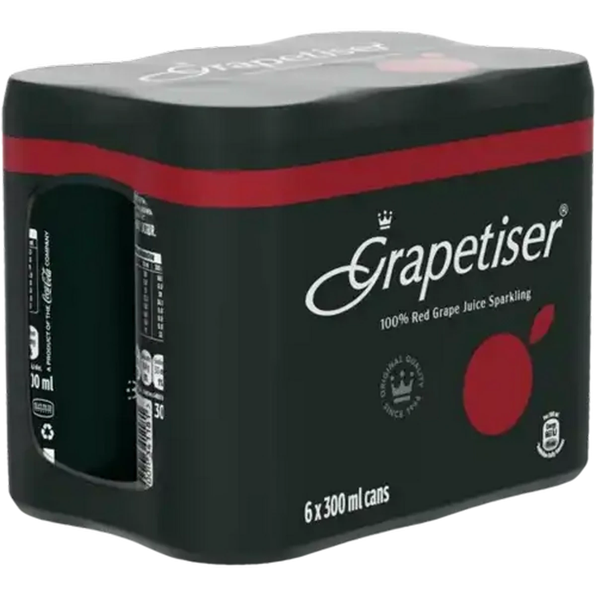 Checkers Sixty60 | Grapetiser 100% Sparkling Red Grape Juice 6 x 300ml