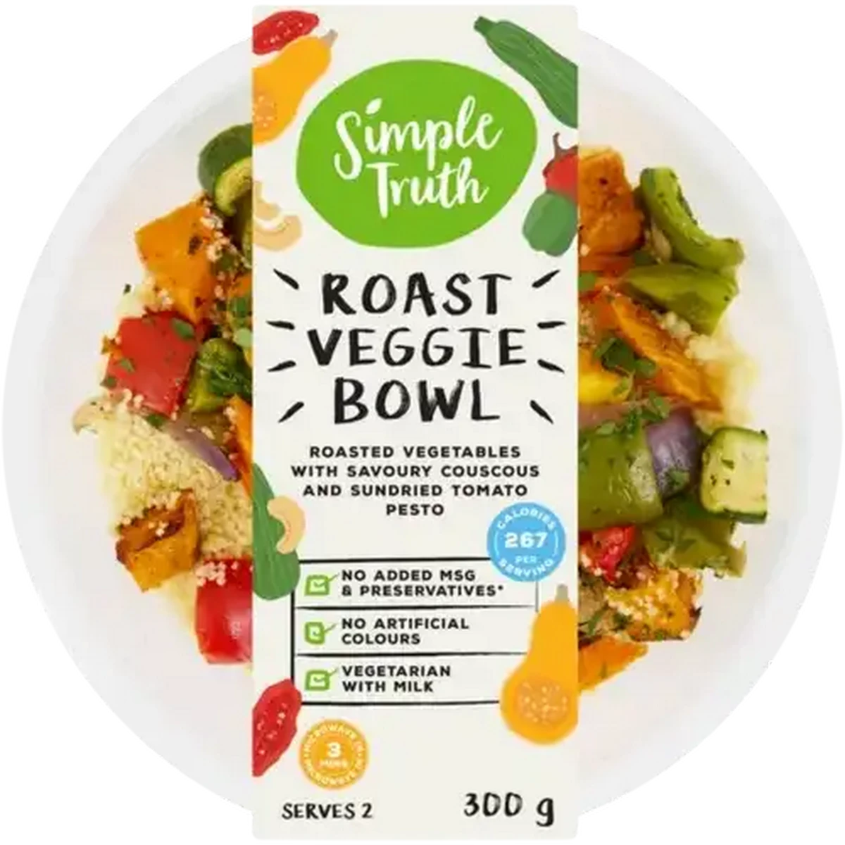 Checkers Sixty60 | Simple Truth Roast Veggie Bowl Side 300g
