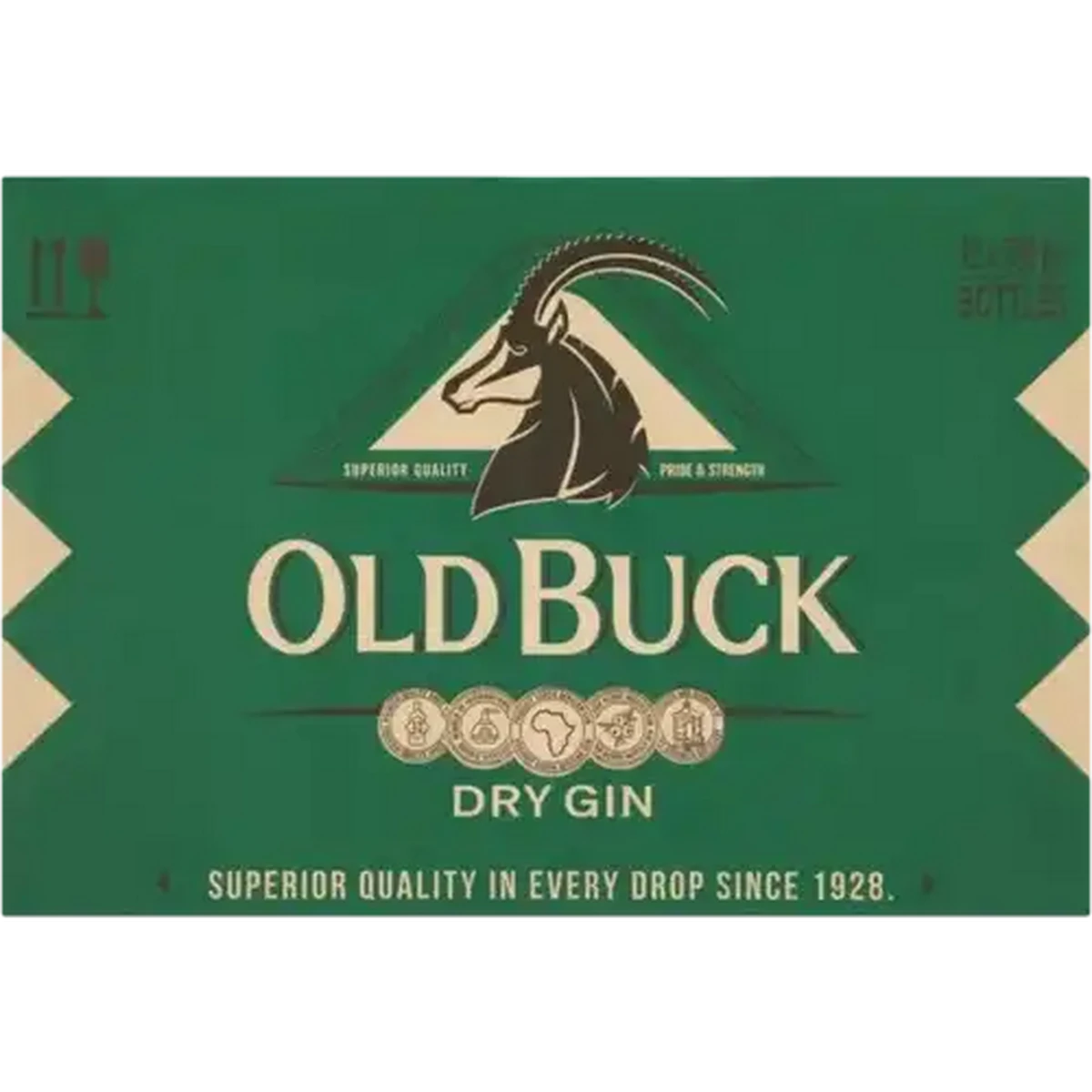 Checkers Sixty60 | Old Buck Dry Gin Bottles 12 x 750ml
