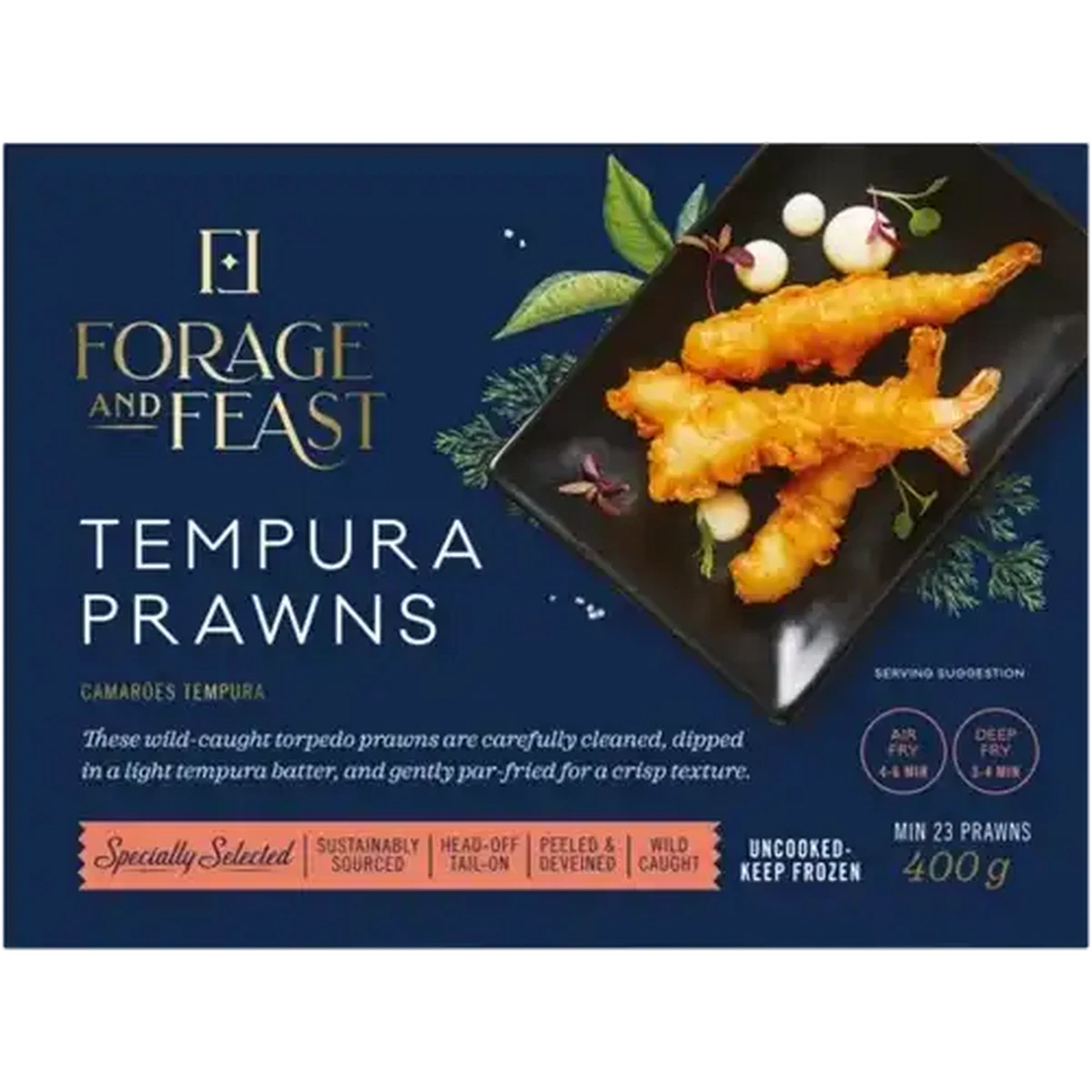Checkers Sixty60 | Forage And Feast Frozen Tempura Prawns 400g