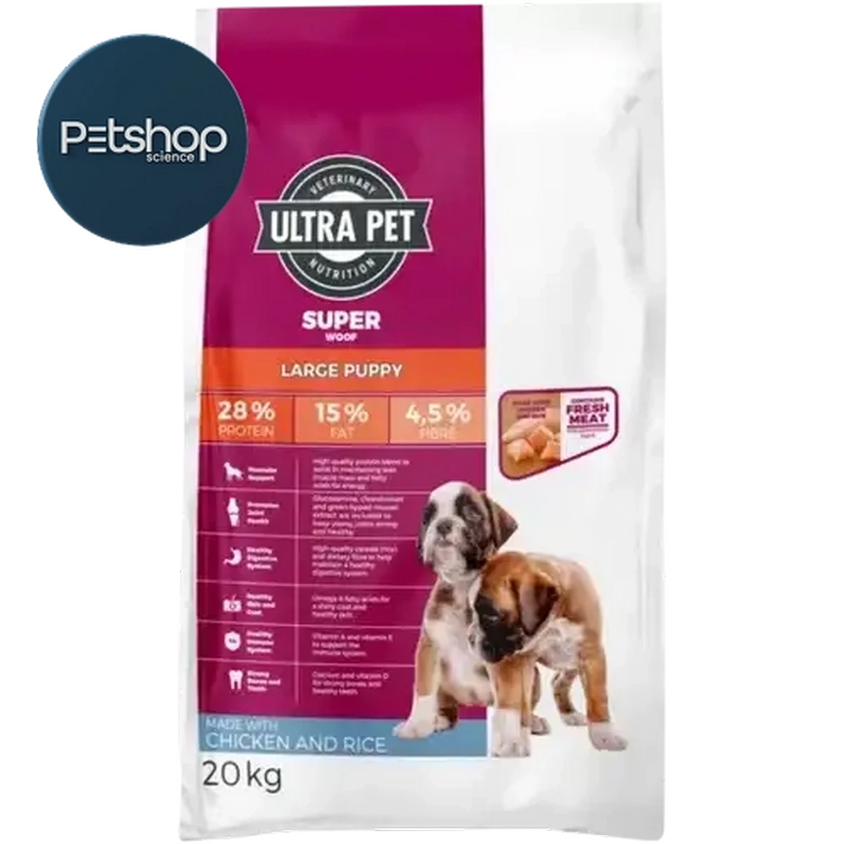 Checkers Sixty60 | Ultra Pet Superwoof Chicken and Rice Large Puppy Dry ...