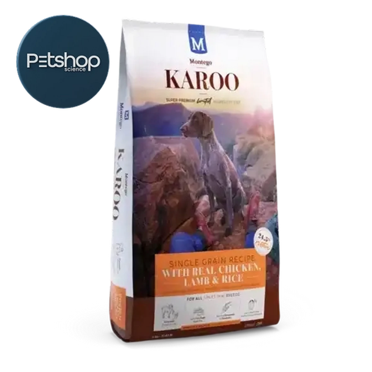 Checkers Sixty60 | Montego Karoo Chicken & Lamb Adult Dry Dog Food 8kg