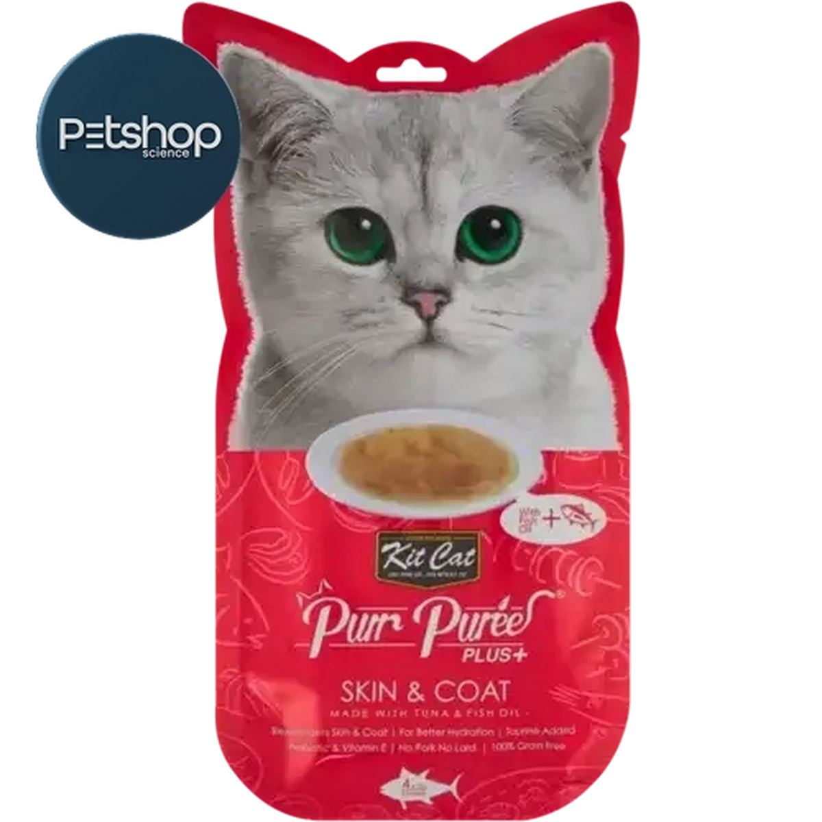 Checkers Sixty60 | Kit Cat Tuna & Fish Oil Purr Puree Plus Skin & Coat ...