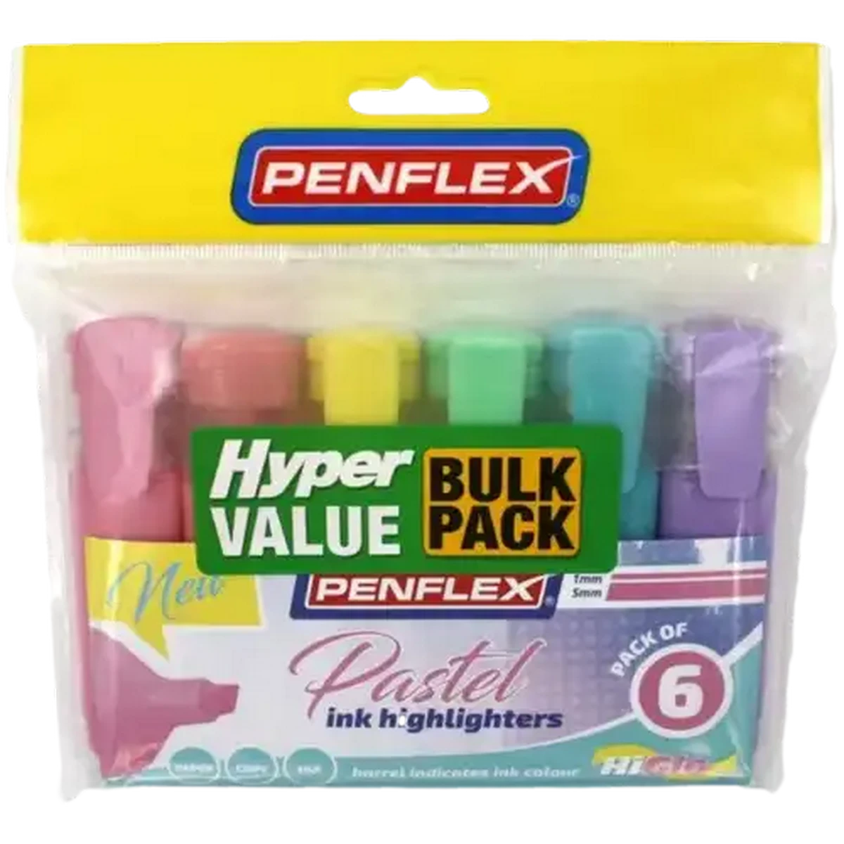 Checkers Sixty60 | Penflex Pastel Highlighters 6 Pack (Colour May Vary)